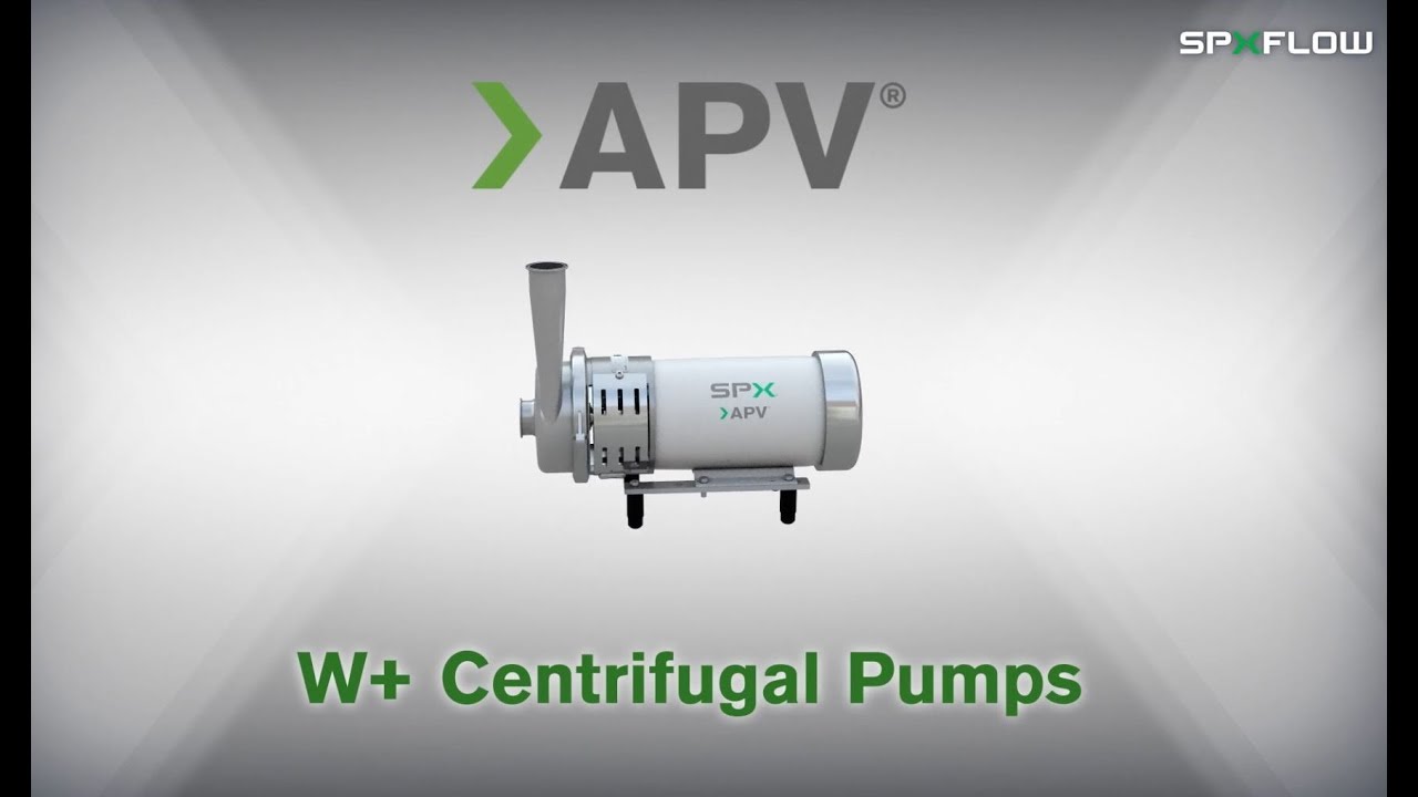 W+ Series Centrifugal Pump Animation - APV