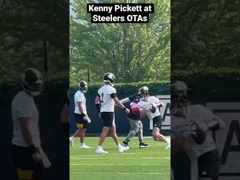 Kenny Pickett at Steelers OTAs