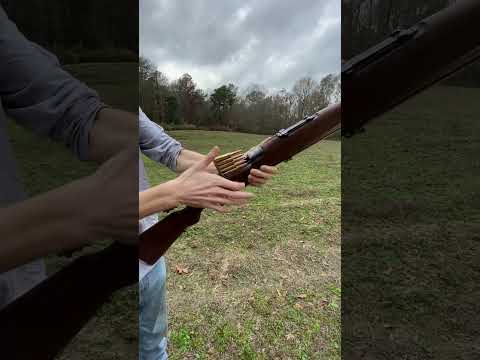 Brazilian 1908 Mauser stripper clip loading #shorts #mauser