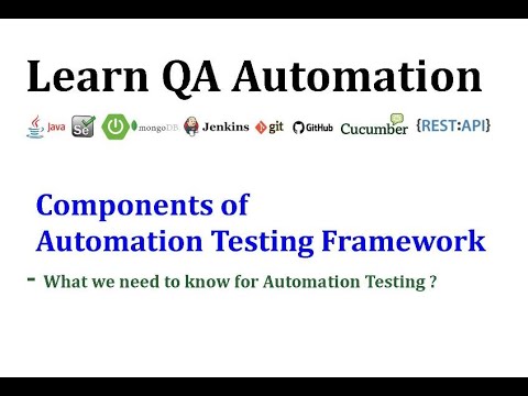 Components of Automation Framework