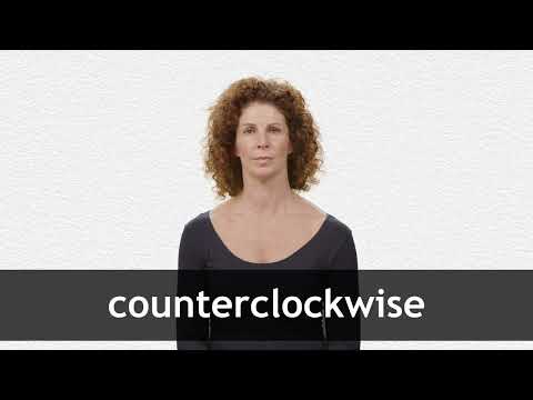 COUNTERCLOCKWISE definition and meaning | Collins English Dictionary
