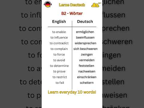 10 Advanced German Verbs (B2) – Learn & Upgrade Your Skills! #deutschlernen #learngerman #deutsch