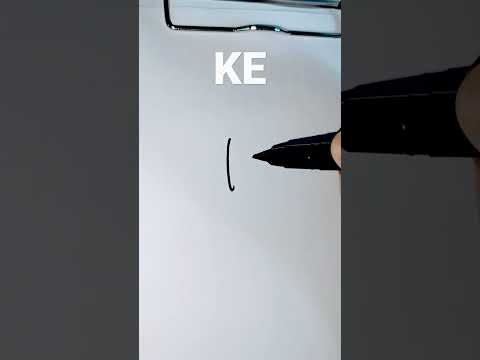 Learn to write hiragana "KE" in nihongo