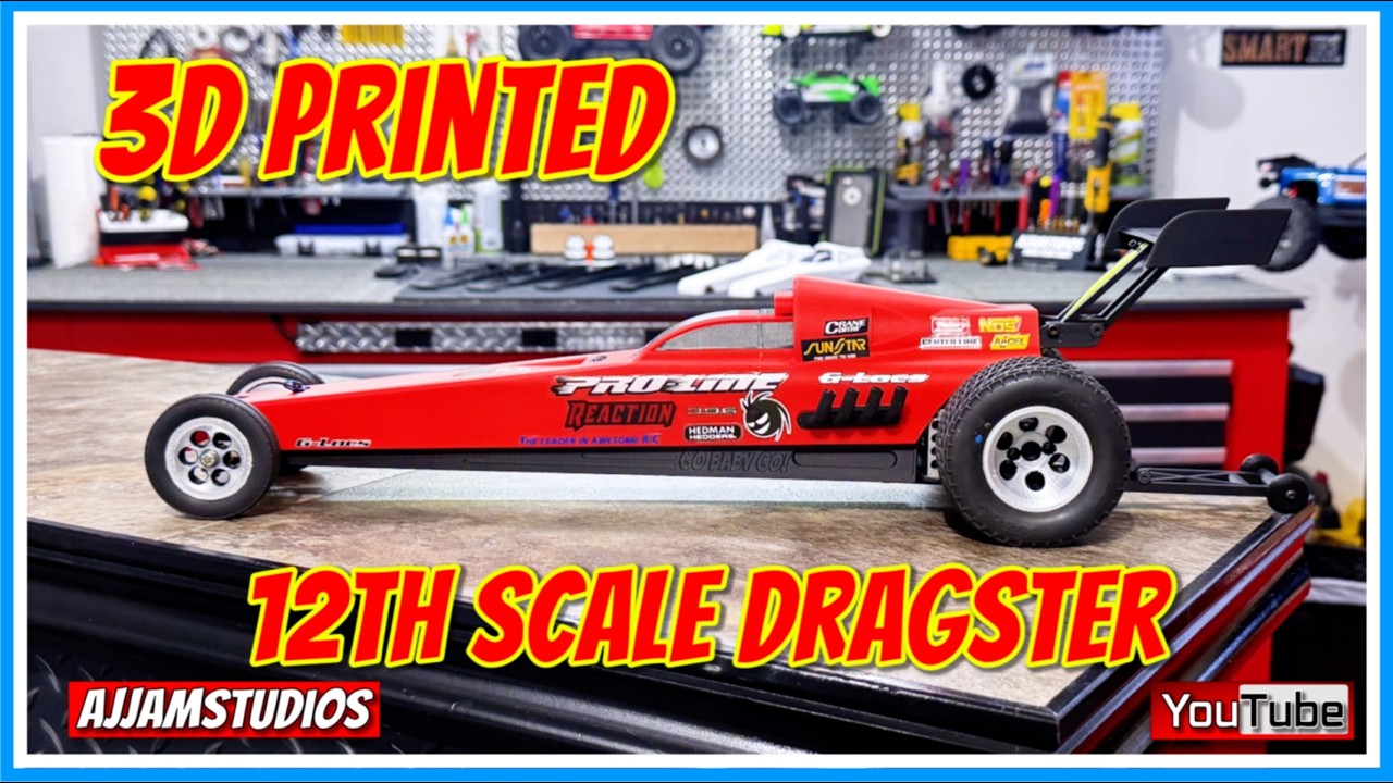12th Scale dragster build (3D Printed)