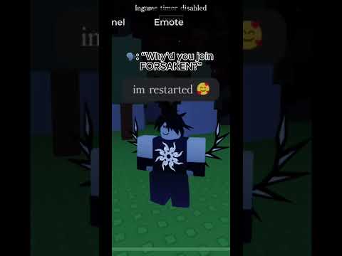 Why’d you join Forsaken? | #cinnamun #roblox #forsaken #1x1x1x1 #elliot #twotime #noob #shedletsky