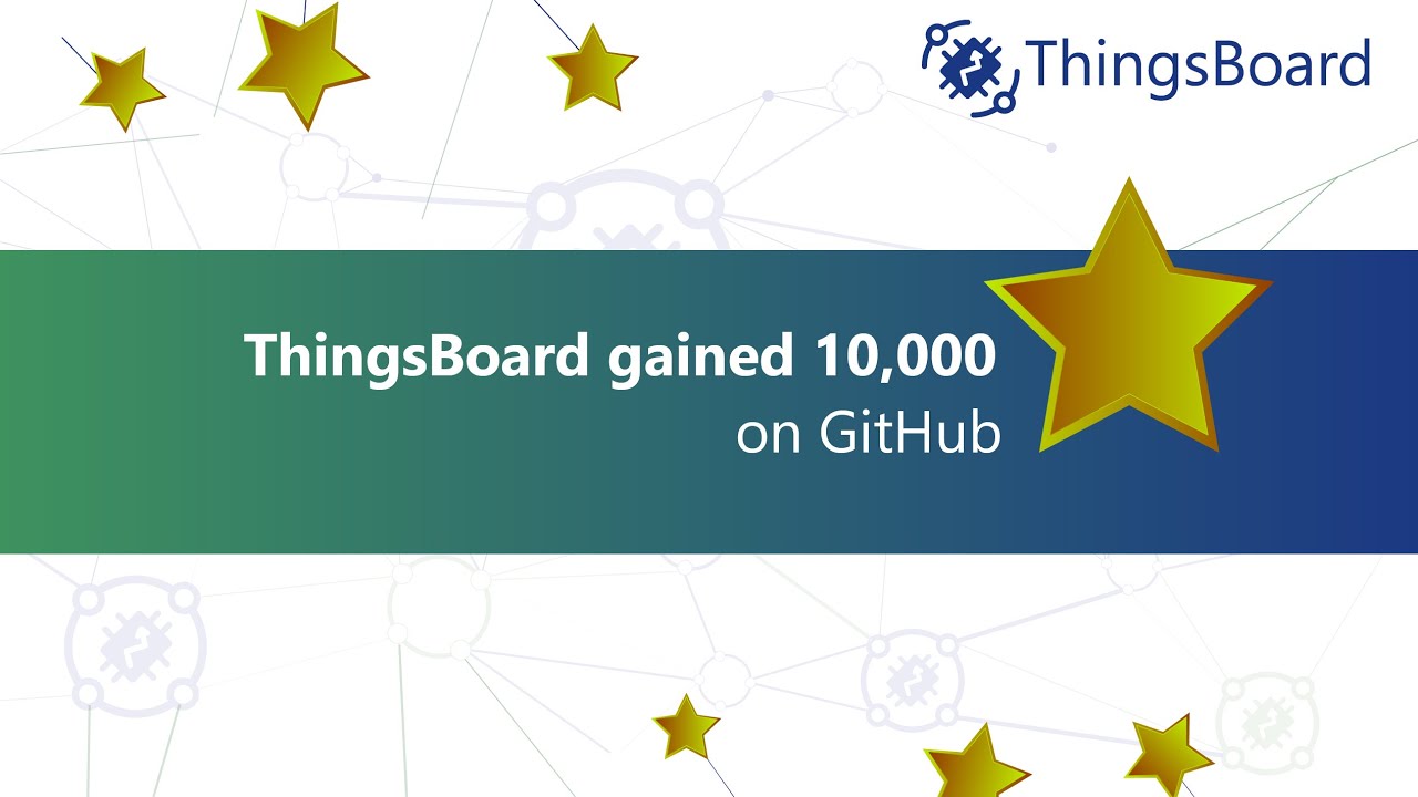 Thank You video: ThingsBoard celebrates 10,000 Stars on GitHub
