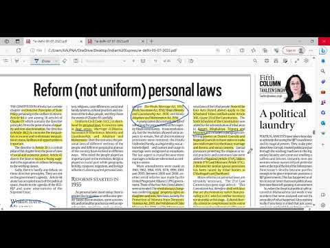 Uniform Civil Code (UCC) | Indian Express Analysis UPSC | 9 July 2023