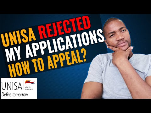 How to appeal at UNISA for 2023 after rejection | UNISA online admissions