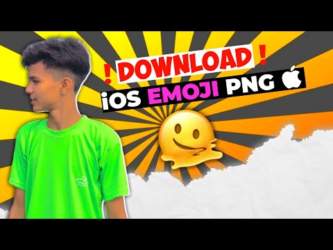 How To Download iOS Emoji PNG | iphone emoji kaise download kare | Unlimited iOS Emoji PNG! 😍🔥