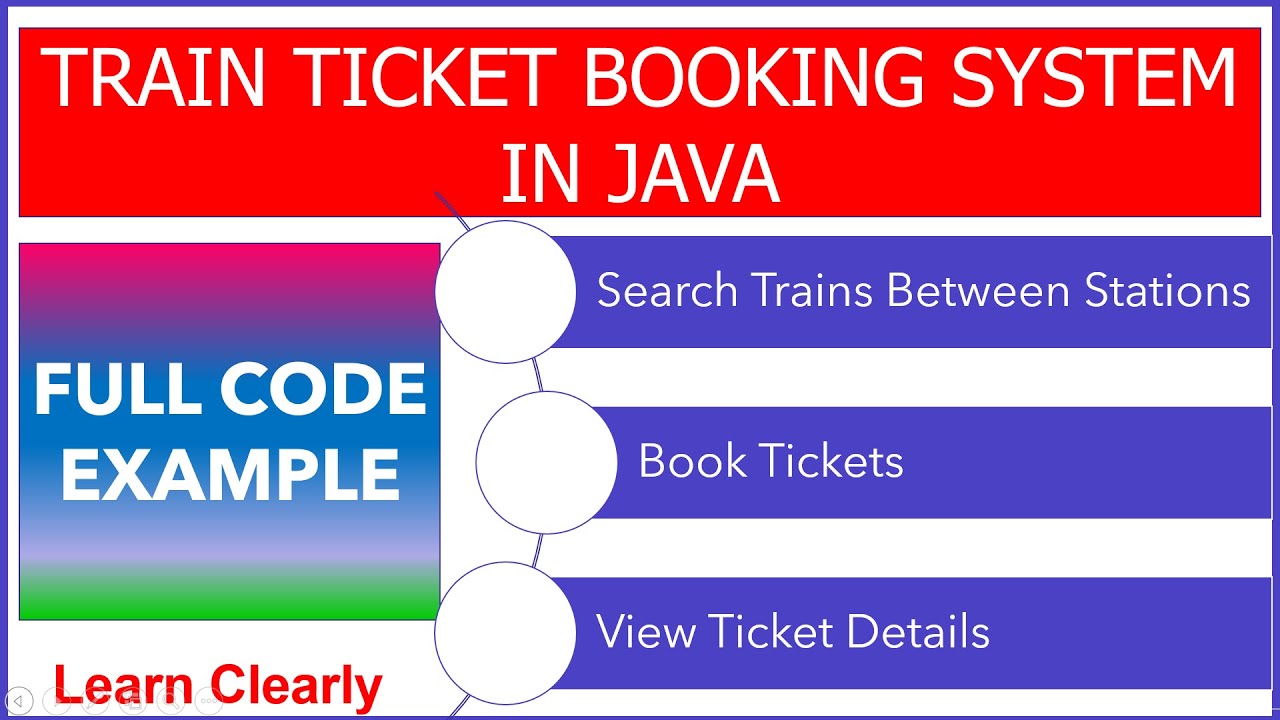 Java Projects For beginners | Railway Reservation System in Java | Train Ticket Booking  in Java