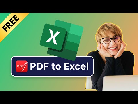 How to Convert PDF to Excel for Free