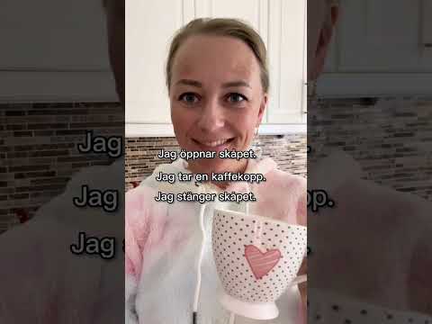 Jag brygger kaffe ☕️ #swedishforbeginners #swedish #learnswedish