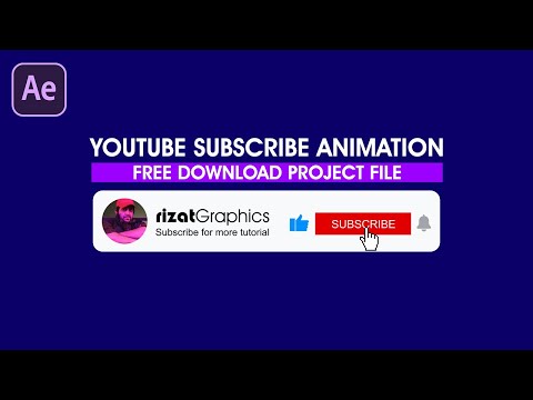 Free Download YouTube Subscribe Button Animation Template