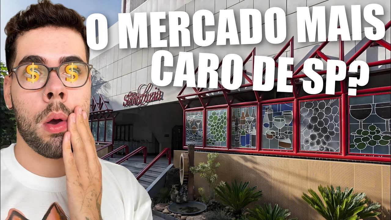 TOUR OF THE MOST EXPENSIVE MARKET IN SÃO DE PAULO | CASA SANTA LUZIA