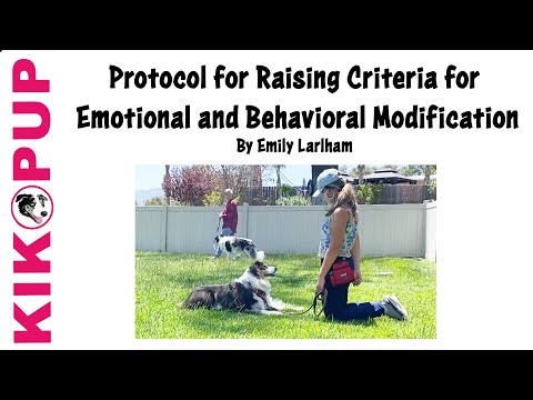 Protocol for Raising Criteria for Emotional and Behavioral Modification