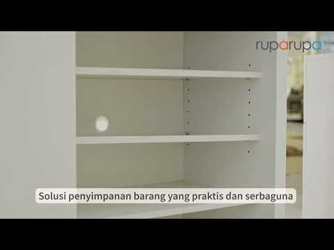 Jual Informa Dolce Kabinet Dengan 2 Pintu Geser Putih Terbaru | Ruparupa