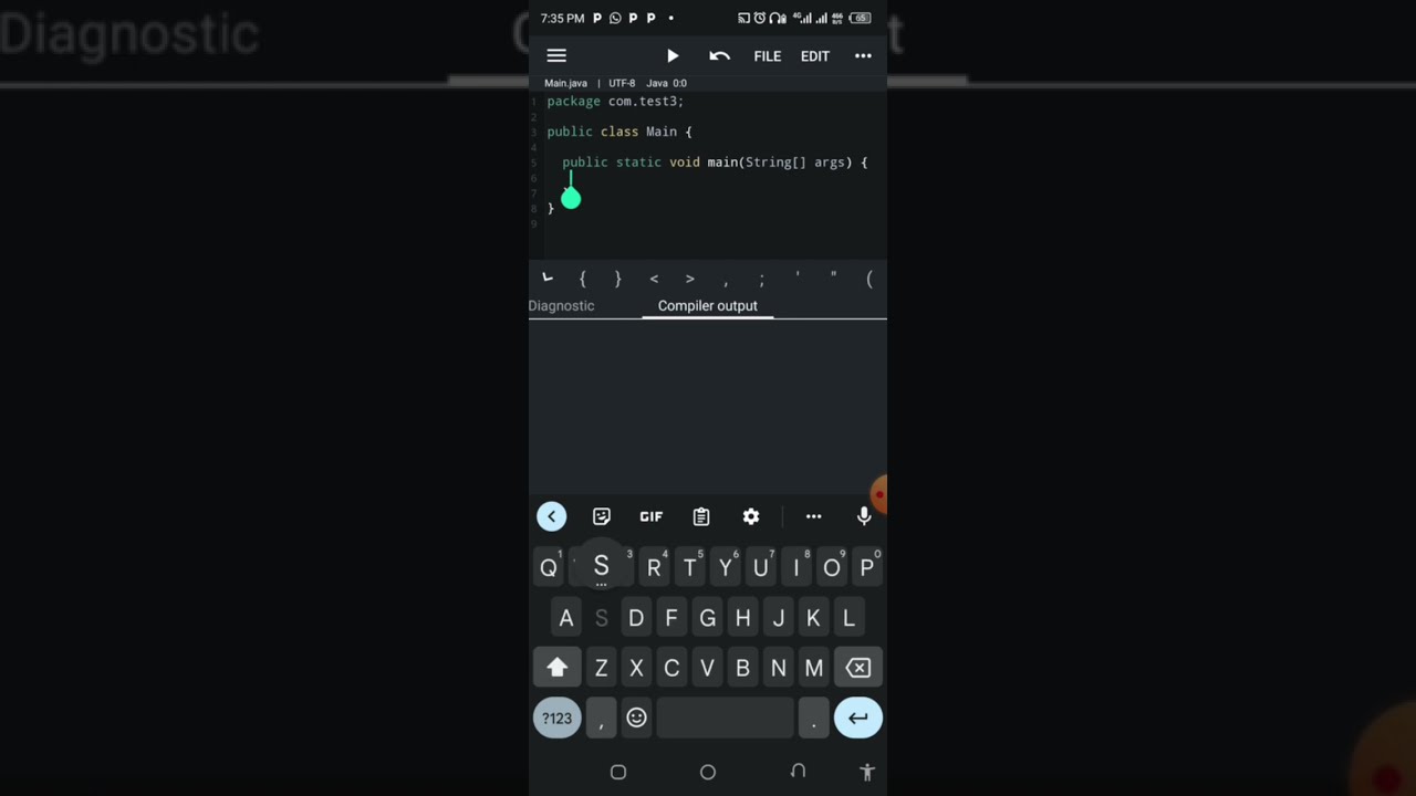 How to edit and compile java code on android OS