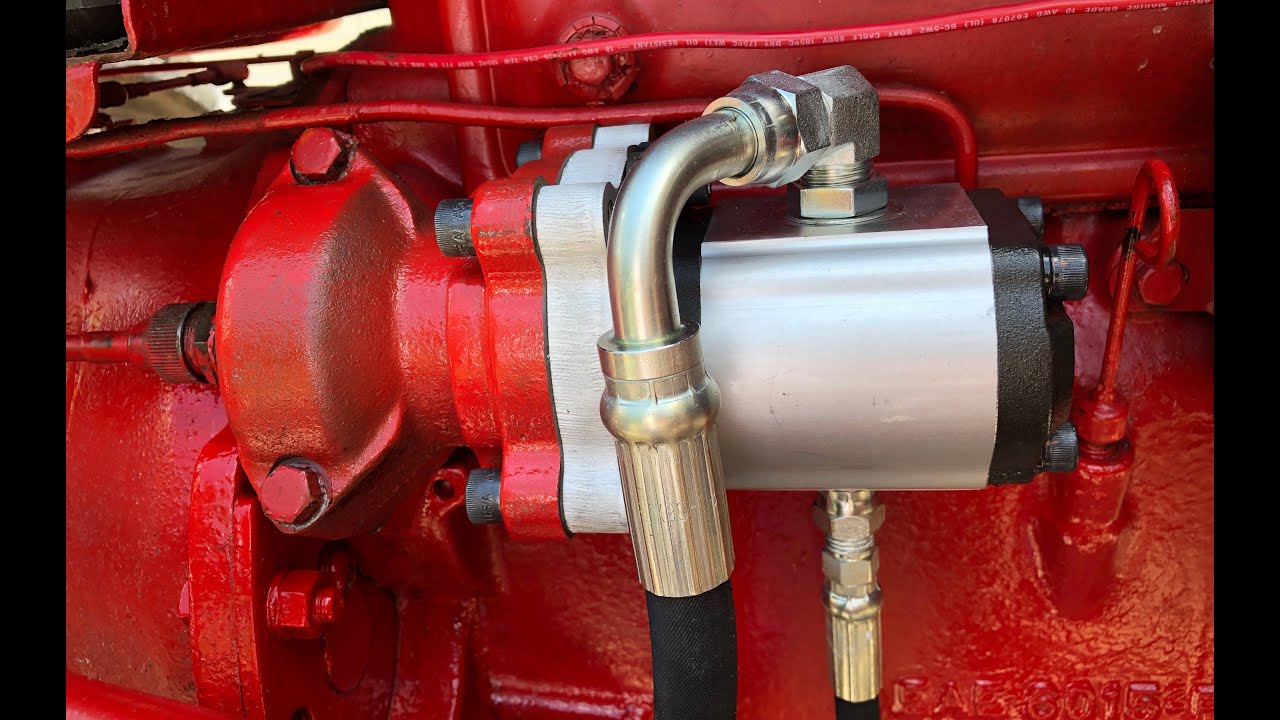 1953 - 1964 Ford tractor gear-driven hydraulic pump upgrade (Jubilee, NAA & 600 series)