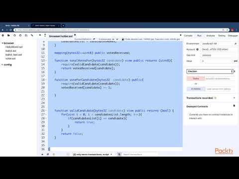 Learn Learning Ethereum 2 0 Learn Solidity While Creating Problem Solving Contracts | packtpub ...