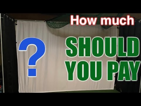 How much does a golf simulator set up cost? How inexpensive can you make it?