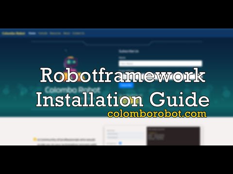 Robot Framework Installation Guide