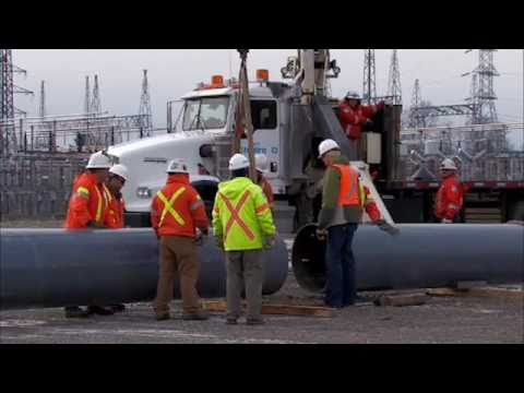 BC Hydro video about RStandard utility poles