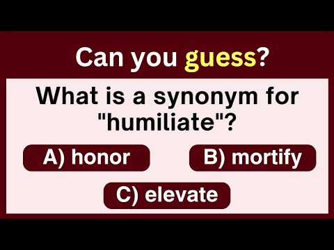 Synonyms Challenge: Test Your Word Prowess |