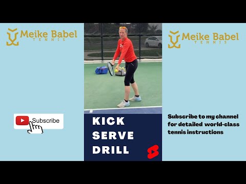 #tennisserve the kick serve. Watch full video to master this serve in #tennis link below