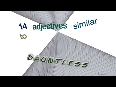 dauntless - 15 adjectives synonym to dauntless (sentence examples)