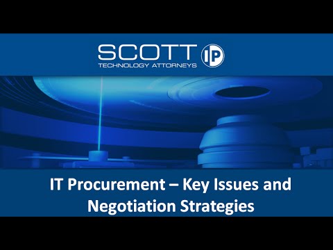 IT Procurement Key Issues and Negotiation Strategies
