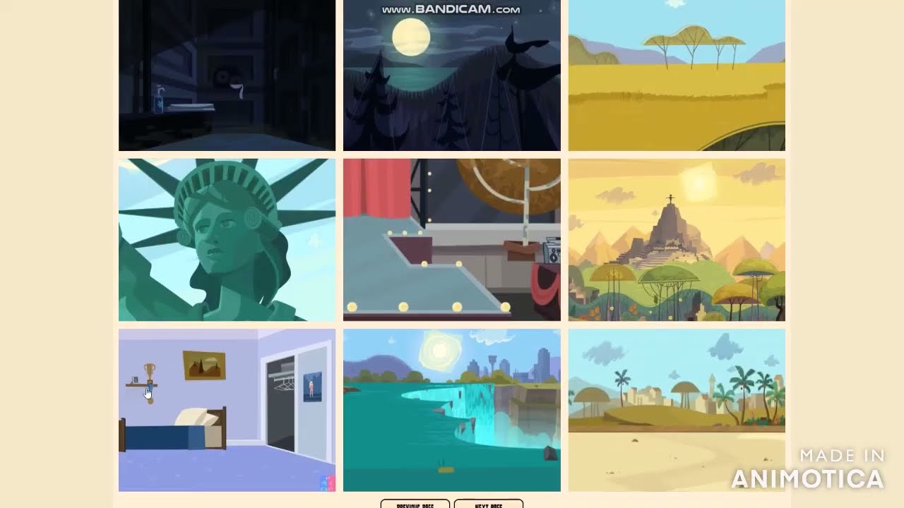 Total Drama Island Full of Euro American Autos in Comic Studio but GTA Loading Screen Image