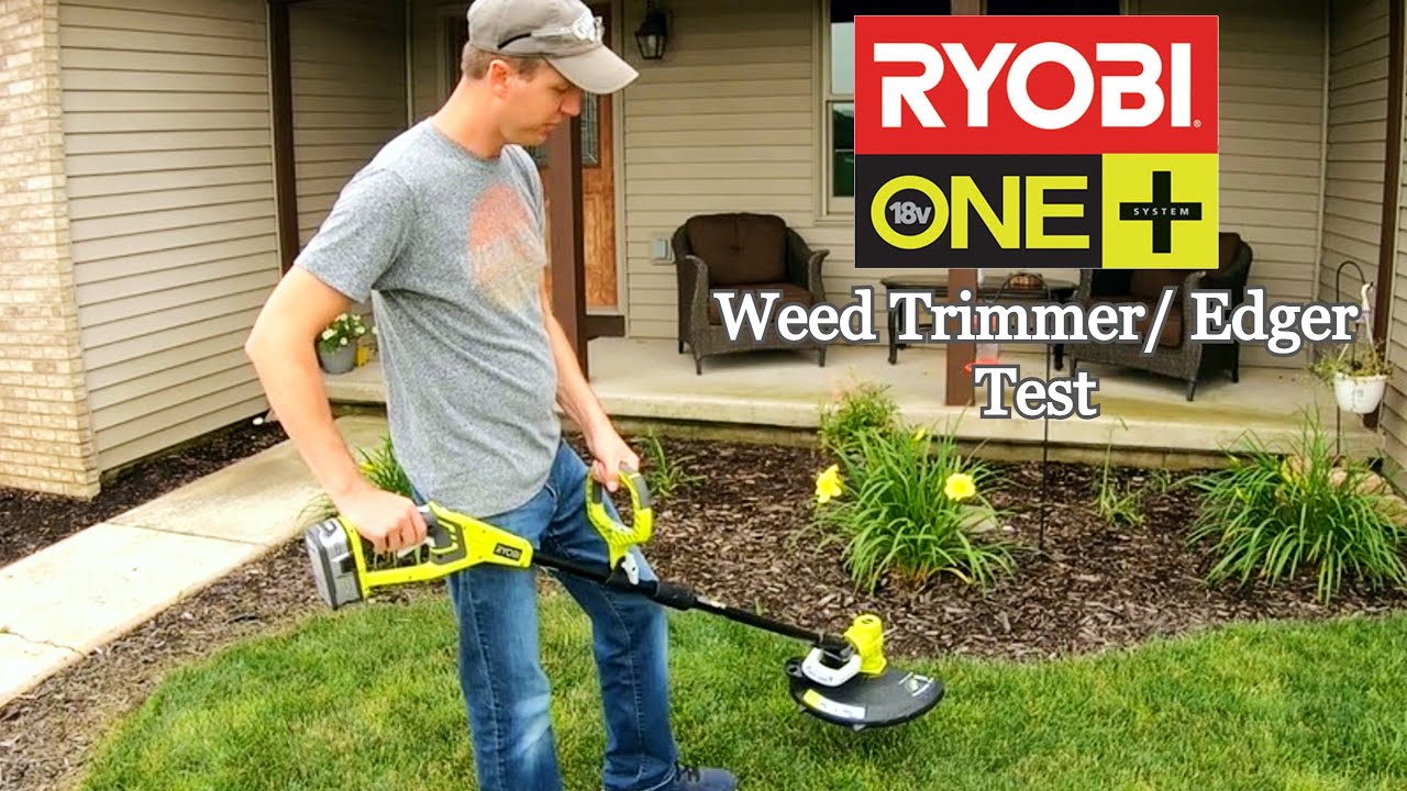 Ryobi P2080 String Trimmer/Edger Test | First time Using