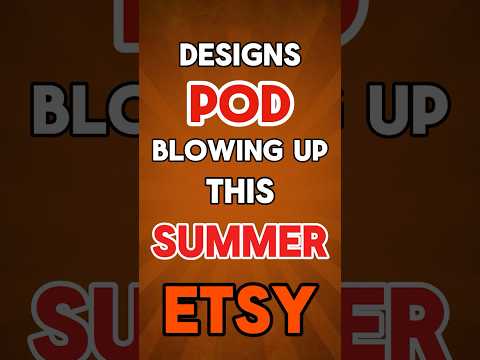 These Design Trends are BLOWING UP - Etsy Trend Summer 2025 #etsy #podbusiness #printondemand