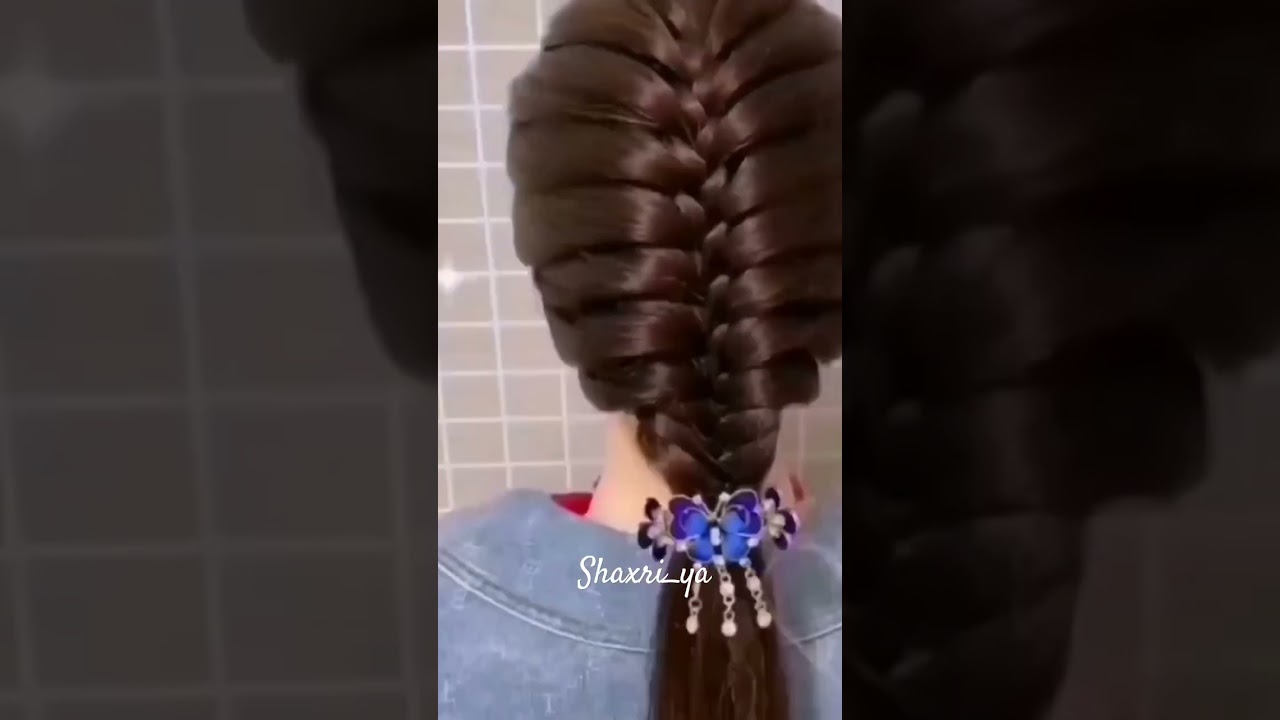 Qizlar uchun eng oson soch turmaklari! #kanalga_obuna_boling