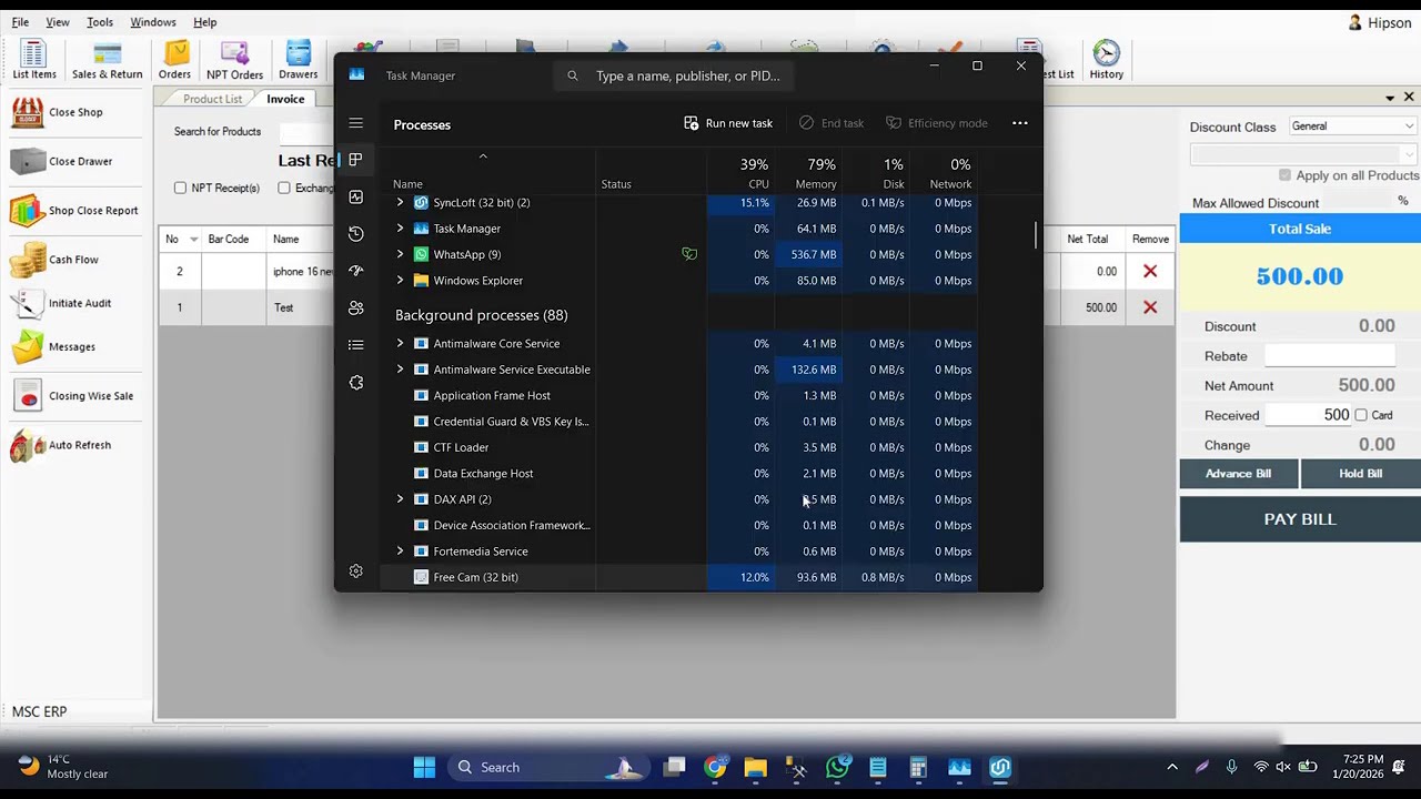 Ultimate POS Desktop app works offline and online 