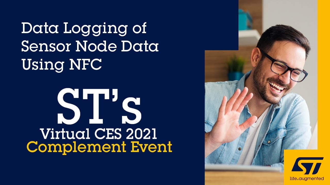 CES 2021 Complement Event: Data logging of sensor node data using NFC