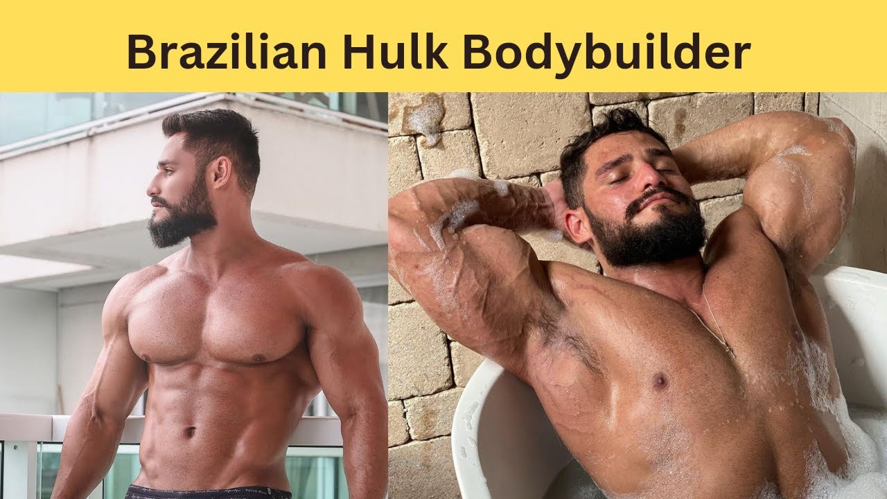 Brazilian Huge Bodybuilder physics |amazing body |rodrigo cavalcanti flexing