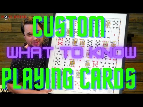 Custom Printed Playing Cards - Watch Before You Buy!