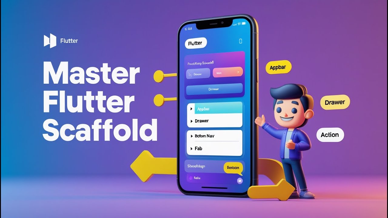 Flutter Scaffold Widget Tutorial 2025: Build Professional Layouts with AppBar, Drawer & Navigation