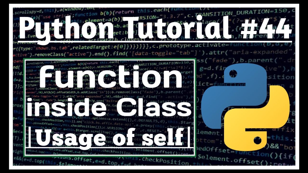 Instance Methods in Python #44 | Self | || Python Tutorials for Absolute Beginners || Jeevan Upreti