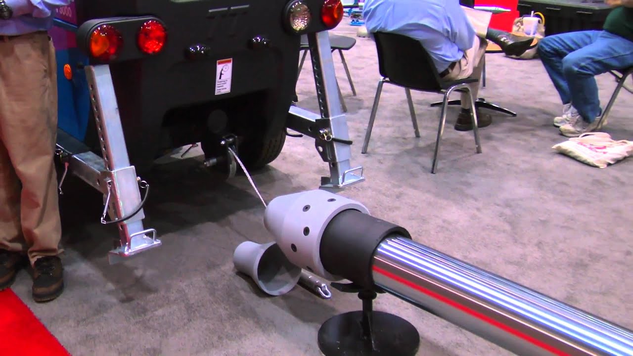 TT Technologies - 3.3-ton pipe-bursting lining winch - Pumper & Cleaner Expo 2011