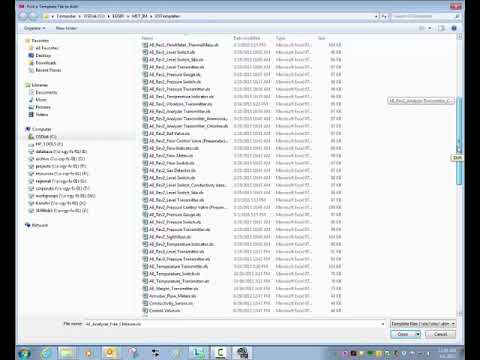 Instrument Manager-adding datasheet templates to a project