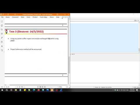 SNMP GET/SET/GETNEXT functions using Wireshark (English/Arabic)