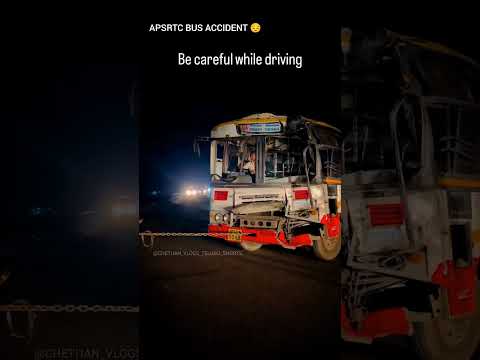 APSRTC BUS ACCIDENT status #viral #tirumala 😔💔 #apsrtc #tirupati #accidentnews