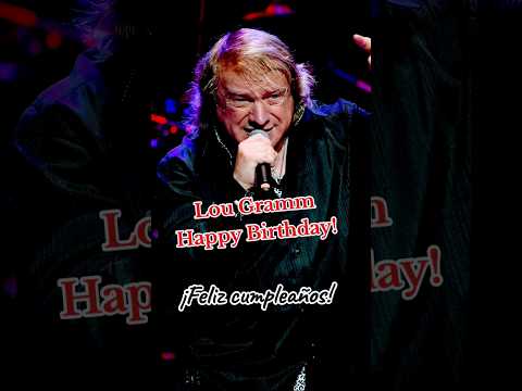 Lou Gramm " Foreigner " - 74 years old