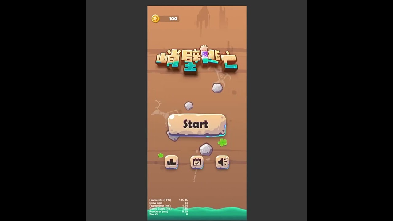 Cocos Creator Cliff Escape Casual Escape Mini Game Source Code, Complete Game Source Code #coding