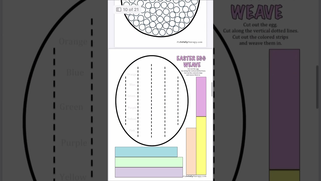 🐰Easter Worksheets🐣|@itstotallytherapy.com  #easter #easteractivities #worksheets #forkids #ot