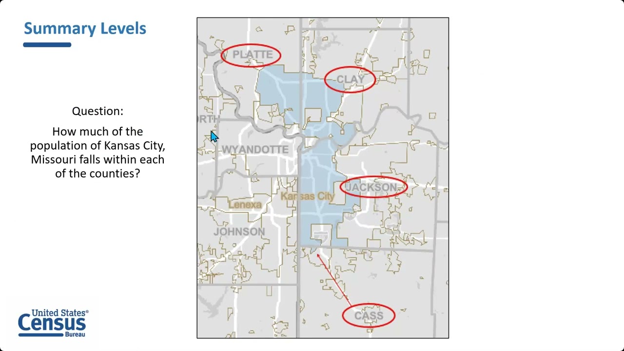 Finding Complex Geographies in data census gov