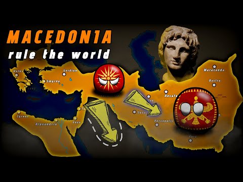 Macedonian Empire of Alexander the Great [History on map]