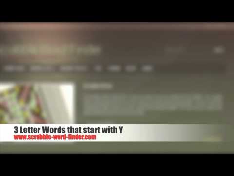 3 letter words that start with Y
